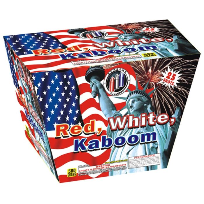 Red, White, and Kaboom | Spectrum Fireworks 260-749-2446 5005 New Haven ...